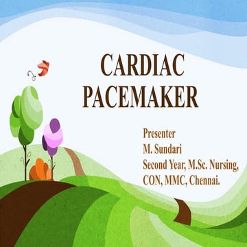 Pacemaker powerpoint presentation med surg | PPTX