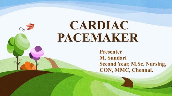 Pacemaker powerpoint presentation med surg | PPTX | Heart and ...
