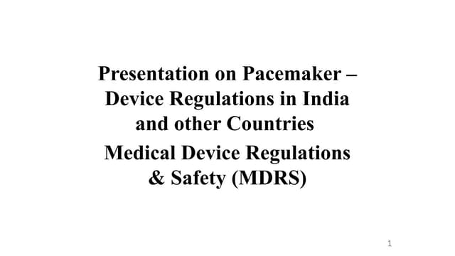 Medical Device Rules 2017 (update) | PDF