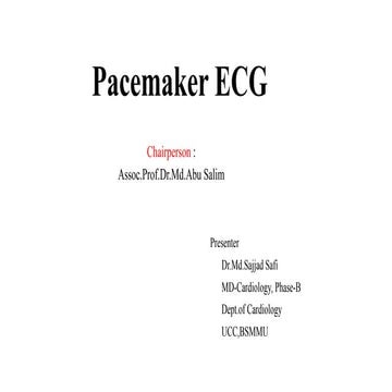 Pacemaker ecg | PPTX