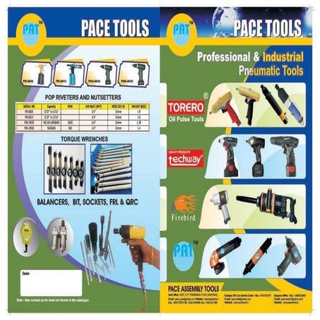 Pace Assembly Tools, Faridabad, Pneumatic and Power Tools | PPT