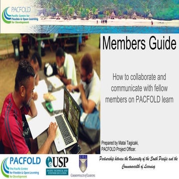 Pacific open distance flexible learning framework (podflf) | PDF