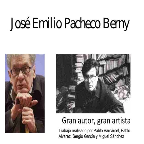 Jose Emilio Pacheco | PDF