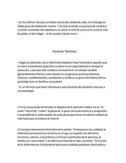 Paciente moribundo.. | PPT