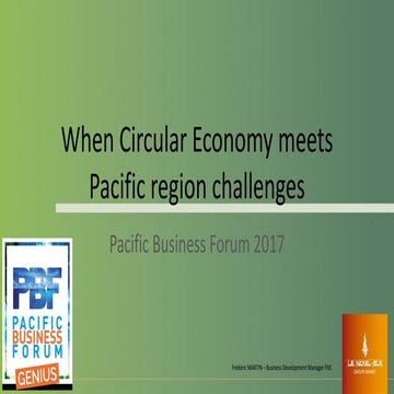 When circular economy meets Pacific region challenges | PDF