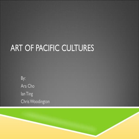 Pacific cultures | PPT