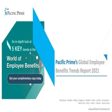 Pacific Prime's Global Employee Benefits Trends Report 2021 | PPT