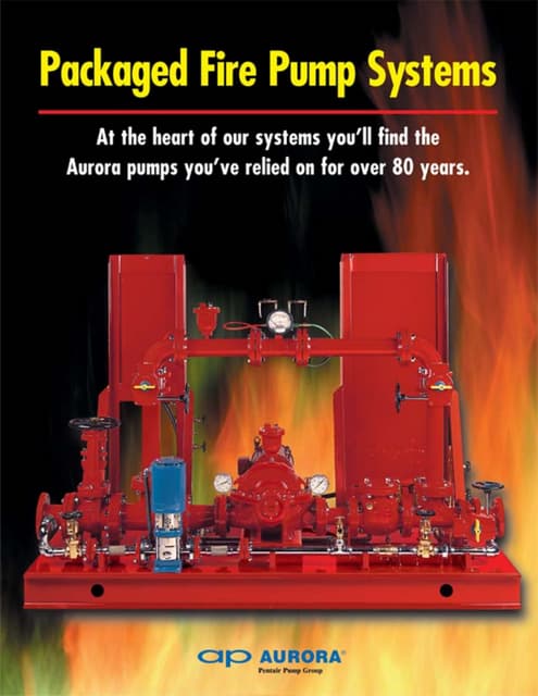 Single Stage Inline Aurora Fire Pumps | PDF | Home Appliances | Home ...
