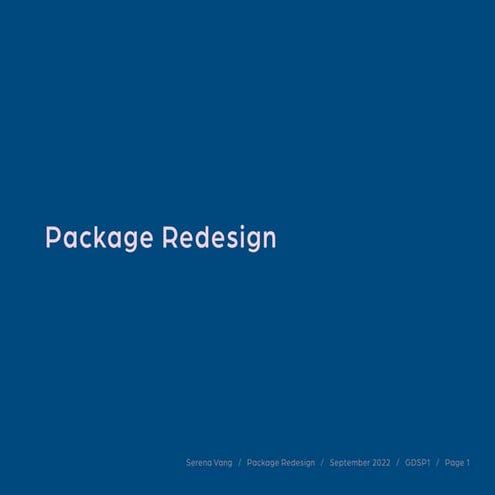 Package Redesign for Vaseline | PDF