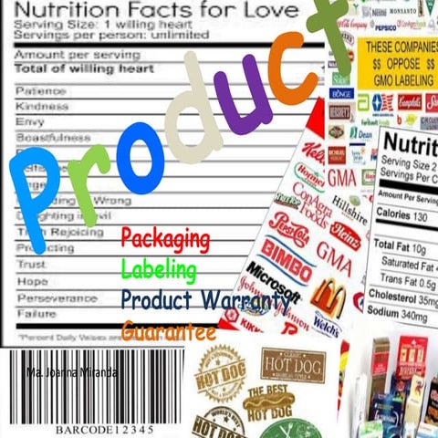 Packaging,labeling,warranty and guarantee | PPTX