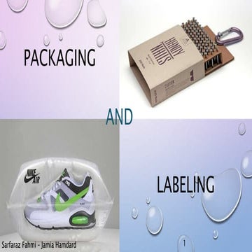 Packaging & labelling - Marketing_Presentation | PPTX