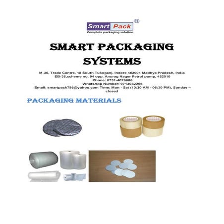 Packaging material | PDF