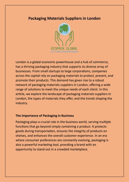 Packaging industry trends– what’s new in 2021 | PPT