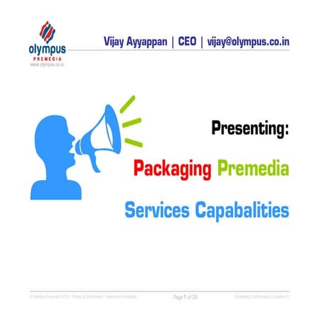 Packaging premedia capabilities | PDF