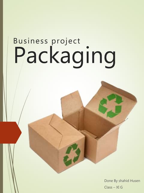 Contoh Proposal Usaha atau Rencana Bisnis | PDF