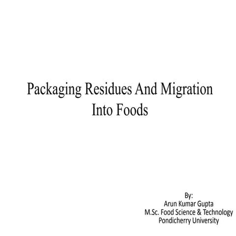 IS 9845 overall migration test for woven sac | PPTX