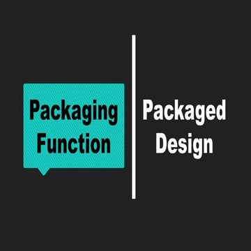 Packaging types - intended destination end-users.pptx | Business ...