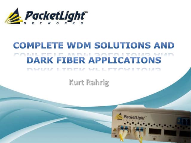 Packet Light Portfolio | PPTX | Computer Networking | Computing
