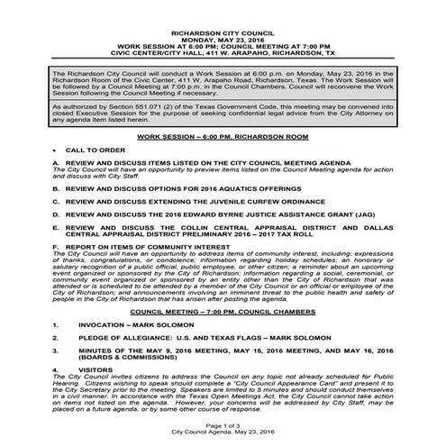 Packet revised ccad | PDF