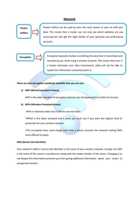 Wireless security presentation | PPT