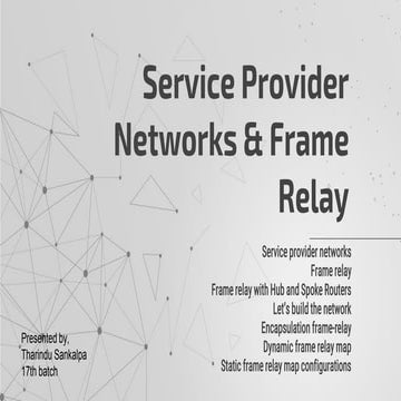 Service Provider Networks and Frame Relay | PDF | Computer Networking | Computing