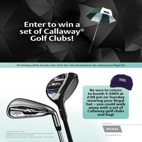 Pack Expo 2015 Golf Clubs Giveaway | PDF