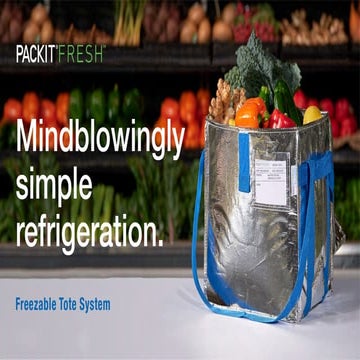 PackIt Fresh Freezable Tote System - Mindblowingly Simple Refrigeration ...