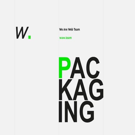 WAW packaging design | PDF