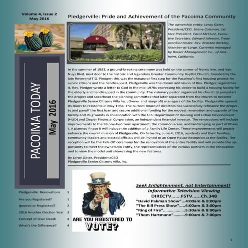 Pacoima today may 2016 | PDF