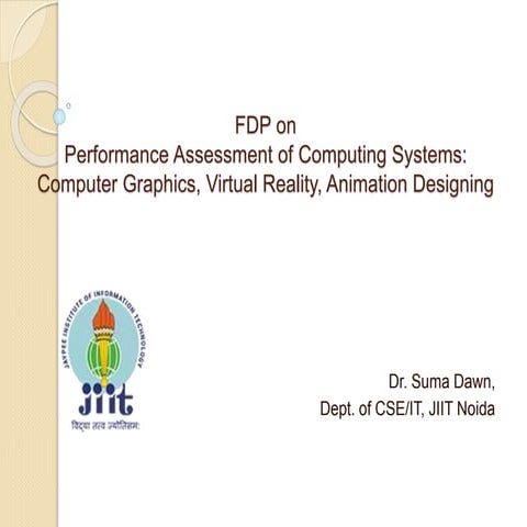 Pacs cg ani_ve_ip | PPTX | 3-D Graphics | Computer Software and Applications