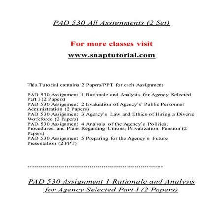 PAD 530 Exceptional Education - snaptutorial.com | Human Resources | Business