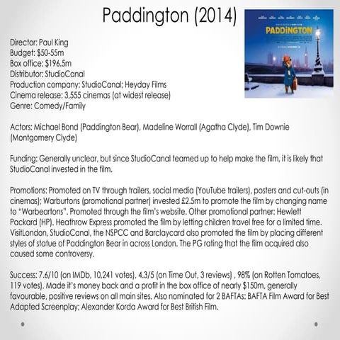 Paddington | PPTX