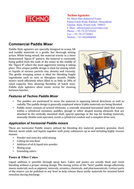 Sigma kneader mixer | PDF