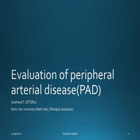 PAD evaluation | PPTX