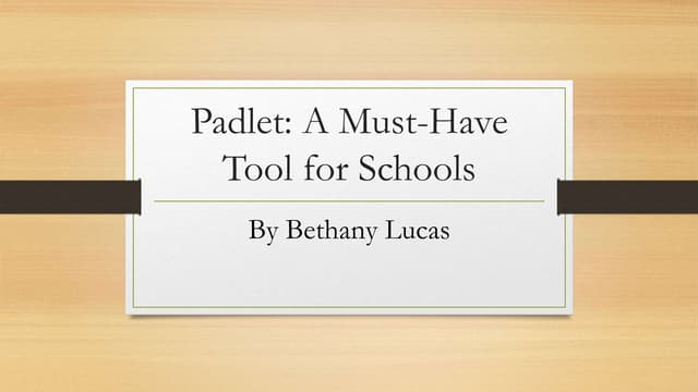 TUTORIAL: HOW TO USE PADLET | PPT
