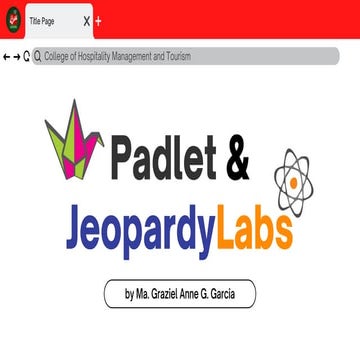 Padlet & Jeopardy Labs Presentation .... | PDF