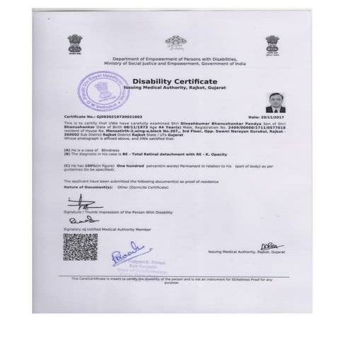 Dinesh Pandya profile | PDF