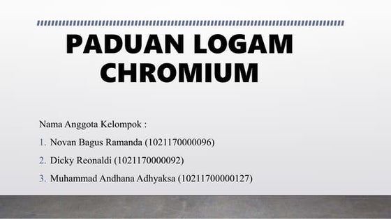 Logam fero | PPTX