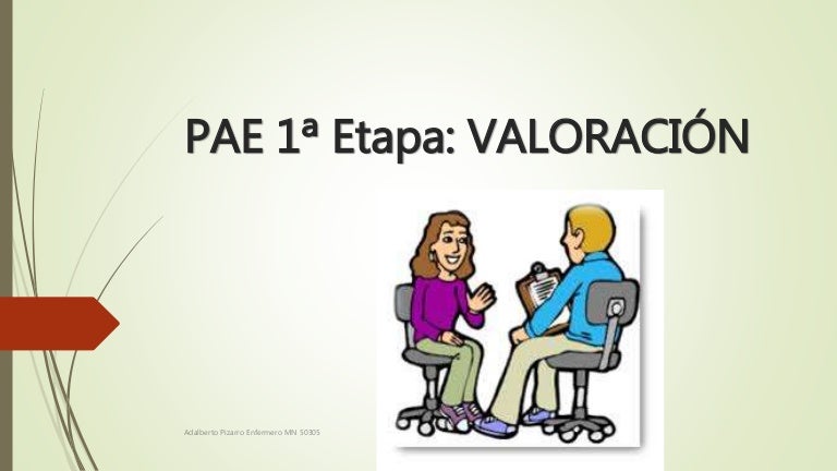 PAE 1ª etapa: VALORACIÓN