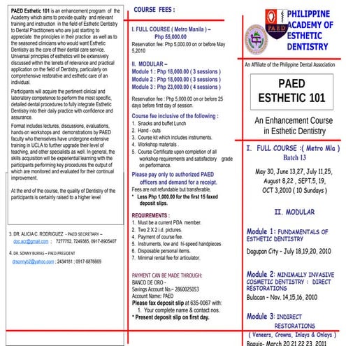 Paed Esthetic 101 | DOC