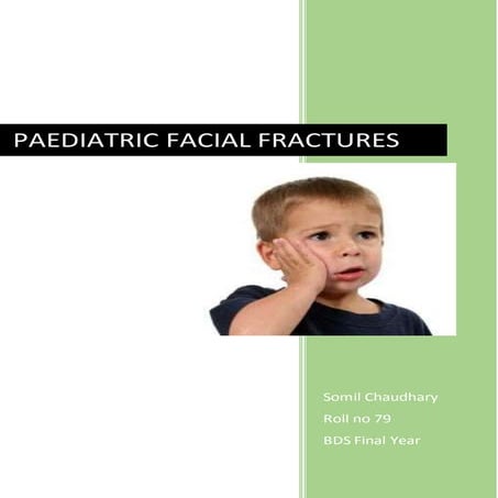 Paediatric Facial Fractures | DOCX