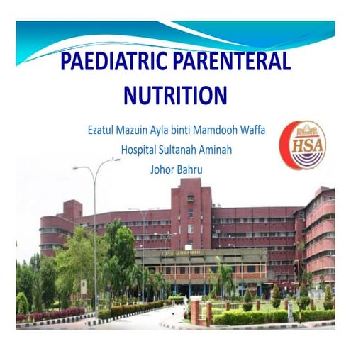 Paediatric parenteral nutrition | PDF
