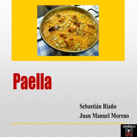Paella presentation | PPTX