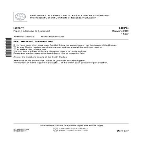 Paer 4 june 2009 | PDF