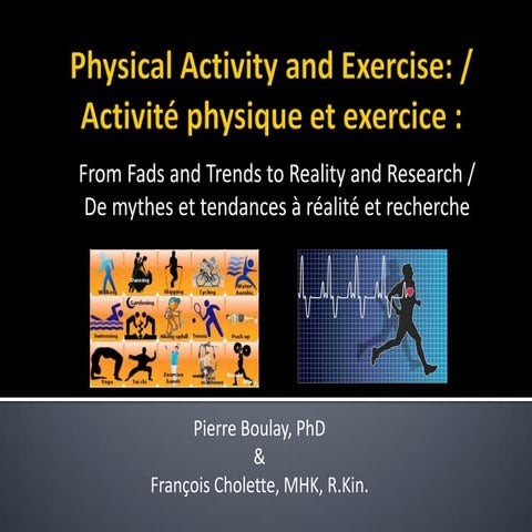Physical Activity and Exercise: From Fads and Trends to Reality and ...