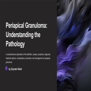 periapical granuloma .pptx