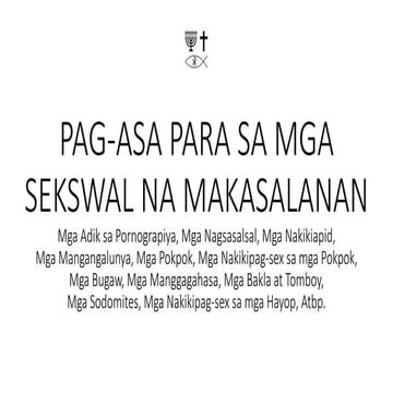 Pag-asa Para Sa Mga Makasalanang Sekswal.pptx