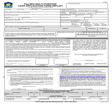 Pag ibig multi-purpose application form | PDF