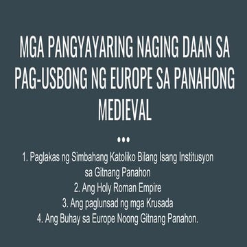 Pag-usbong ng Europe sa Gitnang Panahon.pptx