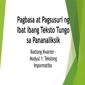 TEKSTONG IMPORMASYONAL (Tekstong Ekspositori).pptx